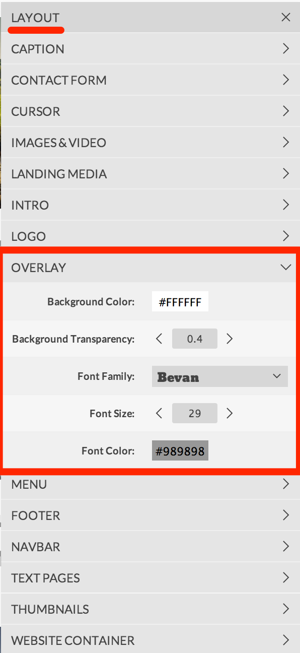 Old Method For Creating An Index Gallery – Support